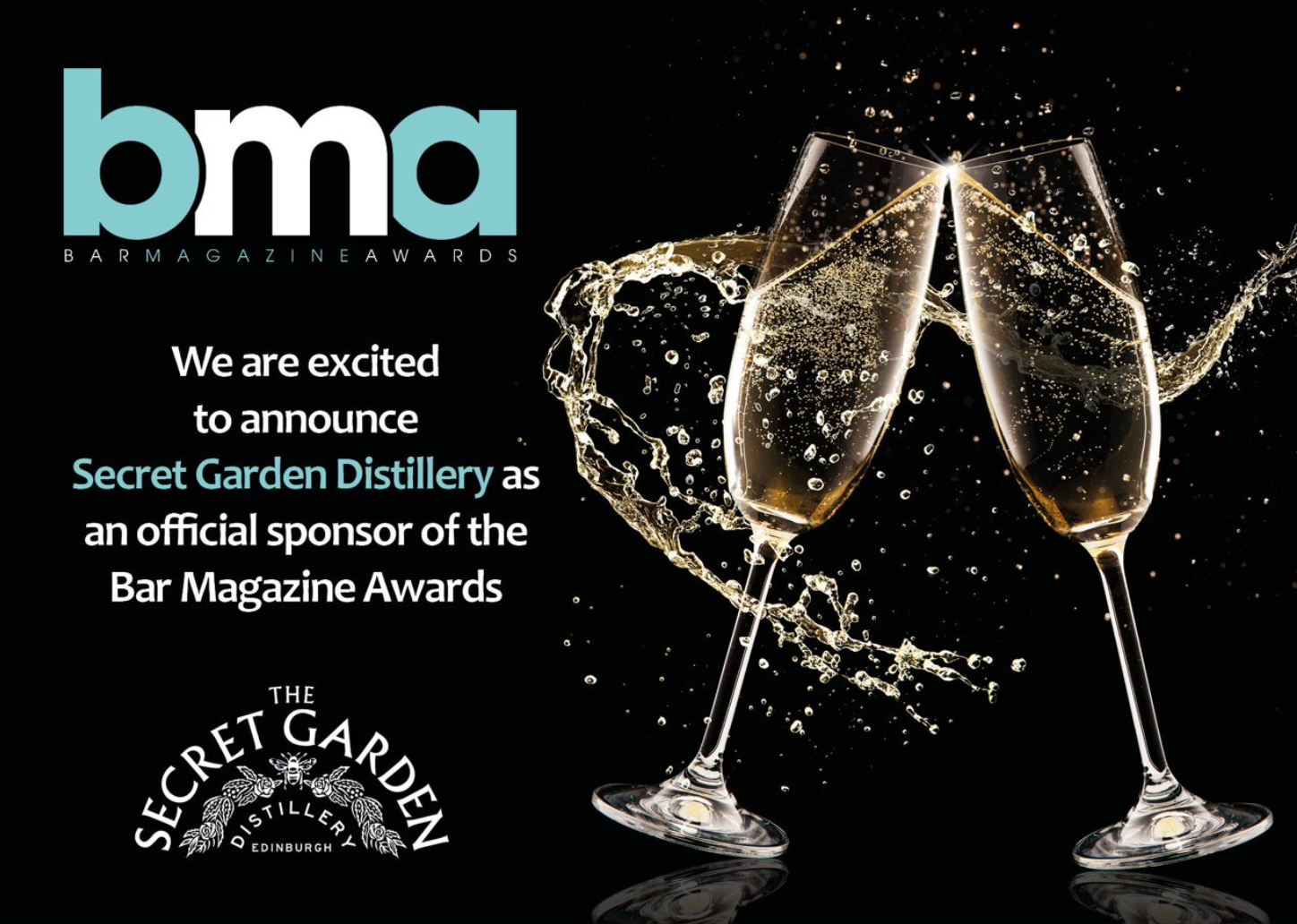 Secret Garden Distillery sponsors the inaugural Bar Magazine Awards