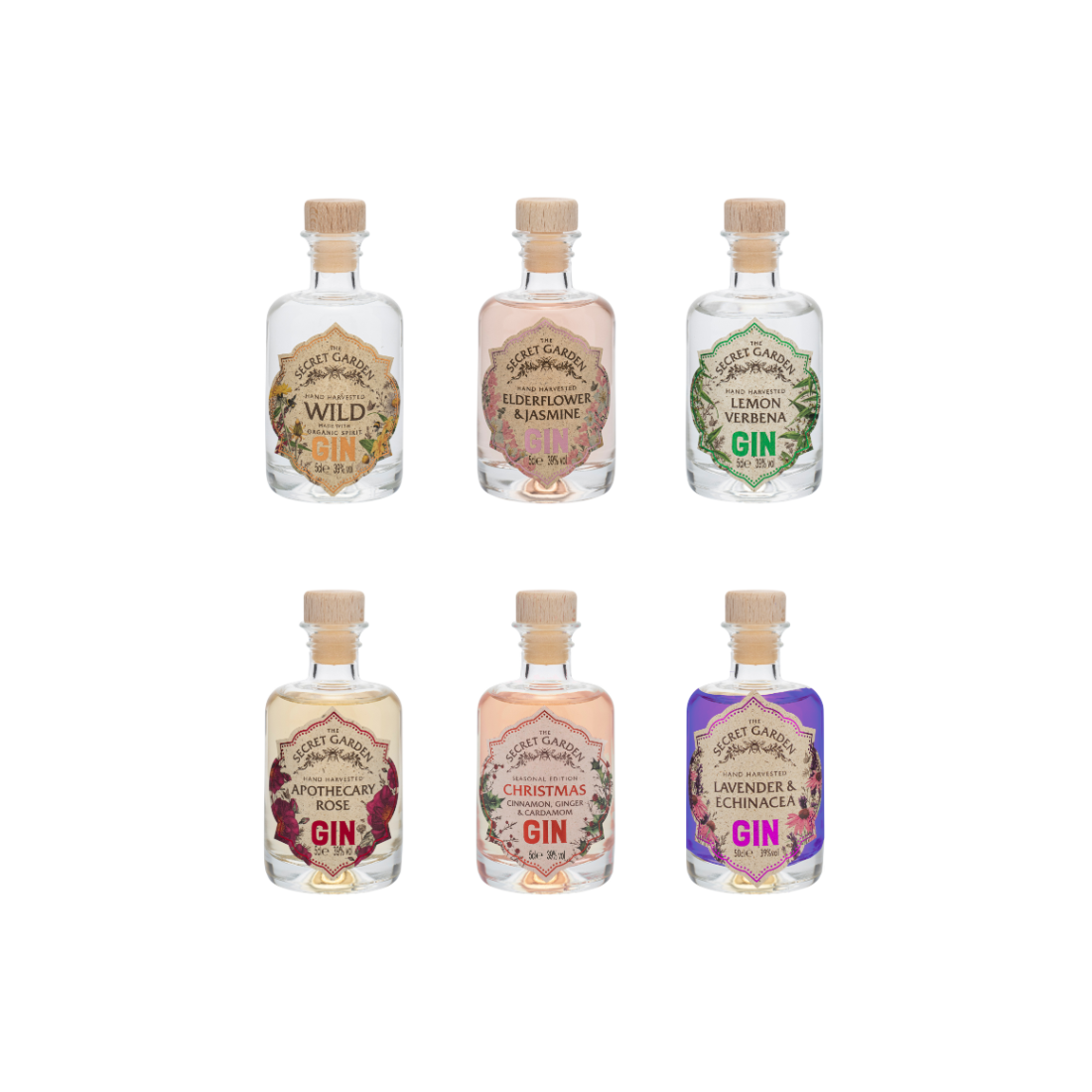 Secret Garden Distillery Discovery Series - luxury gin miniatures